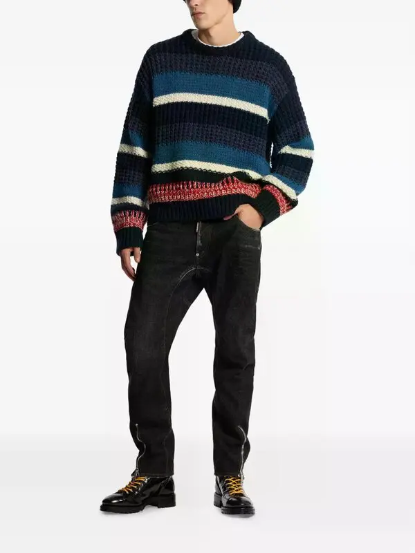 Dsquared2 Zip-detail Biker Jeans