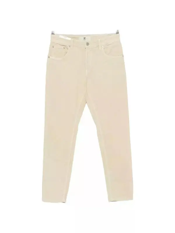 PT TORINO Corduroy-effect Five-pocket Trousers