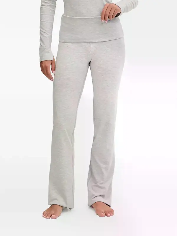 CASALL Logo-embroidered Flared Track Pants - Grey