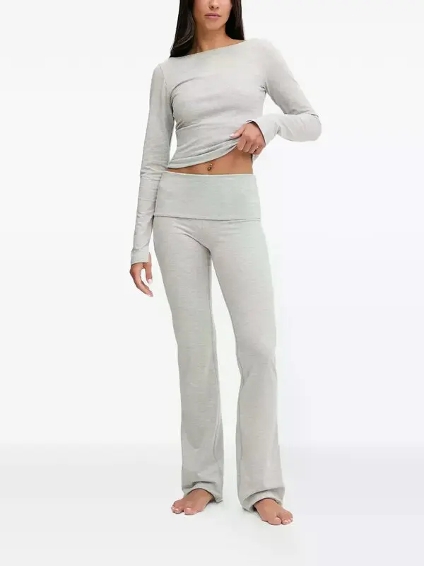 CASALL Logo-embroidered Flared Track Pants