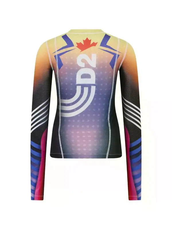 Dsquared2 Graphic-print Long-sleeve T-shirt