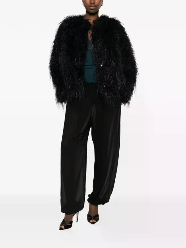 FORTE_FORTE Feather-embellished Jacket