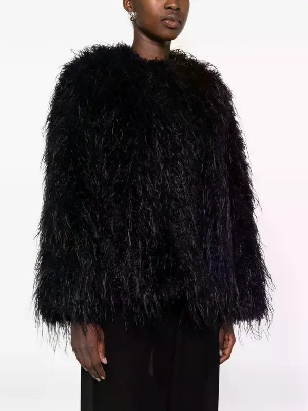 FORTE_FORTE Feather-embellished Jacket