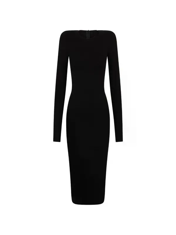 Dsquared2 Long-sleeve Midi Dress - Black