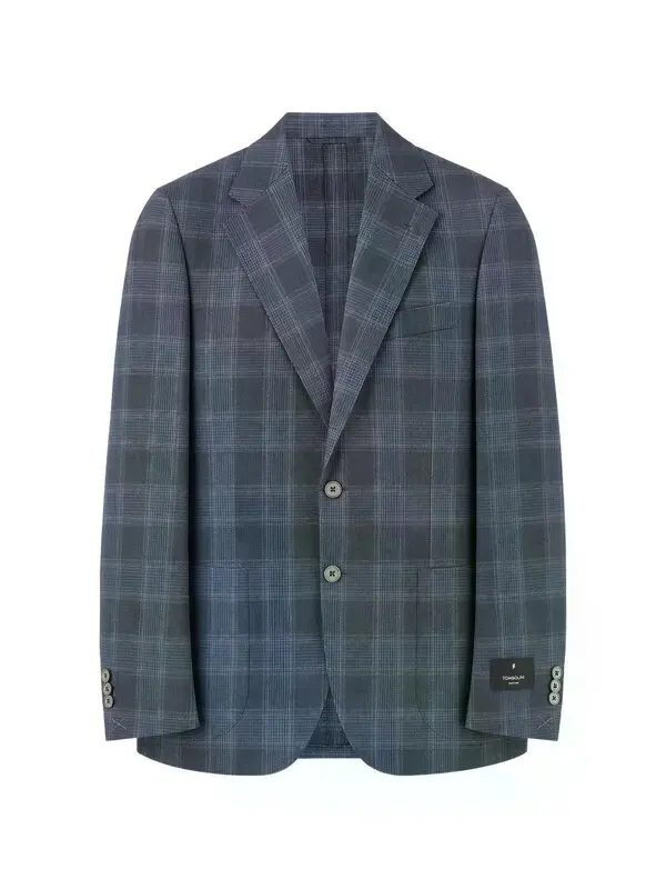TOMBOLINI Check-pattern Single-breasted Blazer