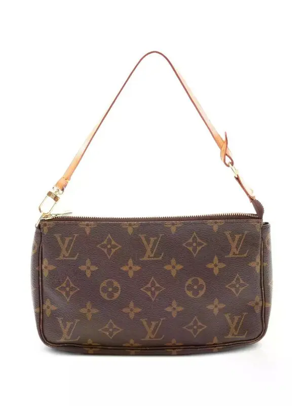 LOUIS VUITTON Monogram Pochette Accessoires Shoulder Bag - Brown