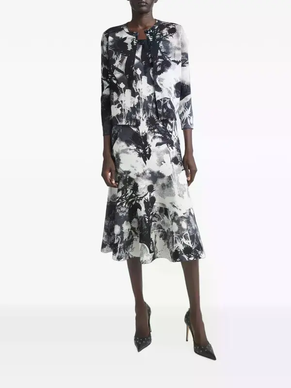 Alexander McQueen Floral-print Cardigan