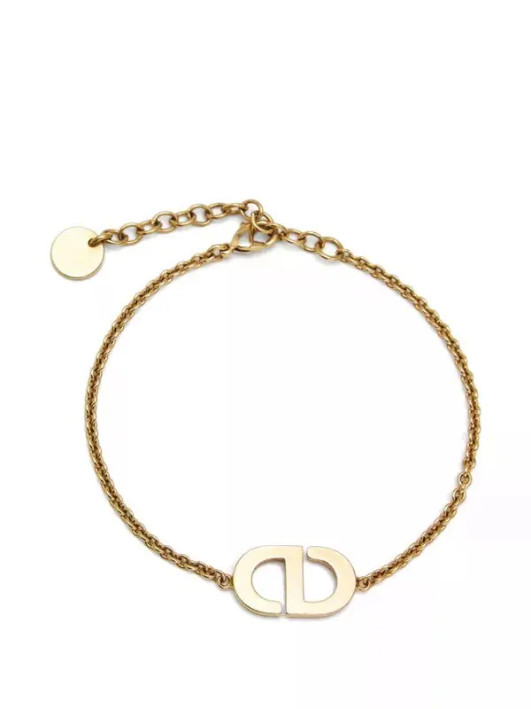 Dior Cd Crystal Bracelet - Gold