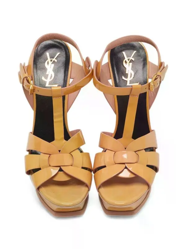 Saint Laurent Tribute Ankle-strap Sandals