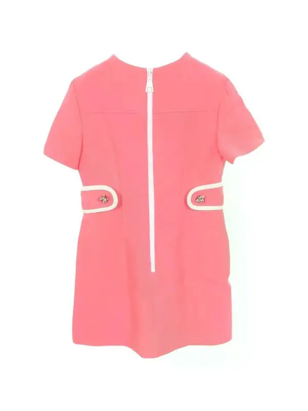 LOUIS VUITTON 2010s Logo-patch Short-sleeve Dress