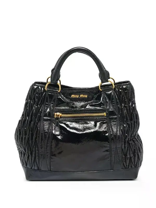 Miu Miu Leather Tote Bag