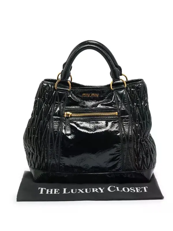 Miu Miu Leather Tote Bag