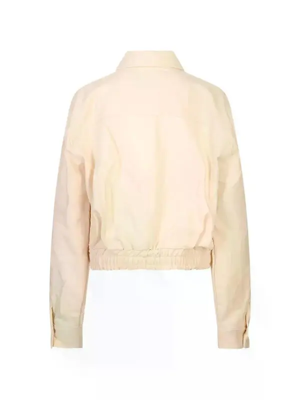 LOIS Elasticated-hem Zip-up Jacket