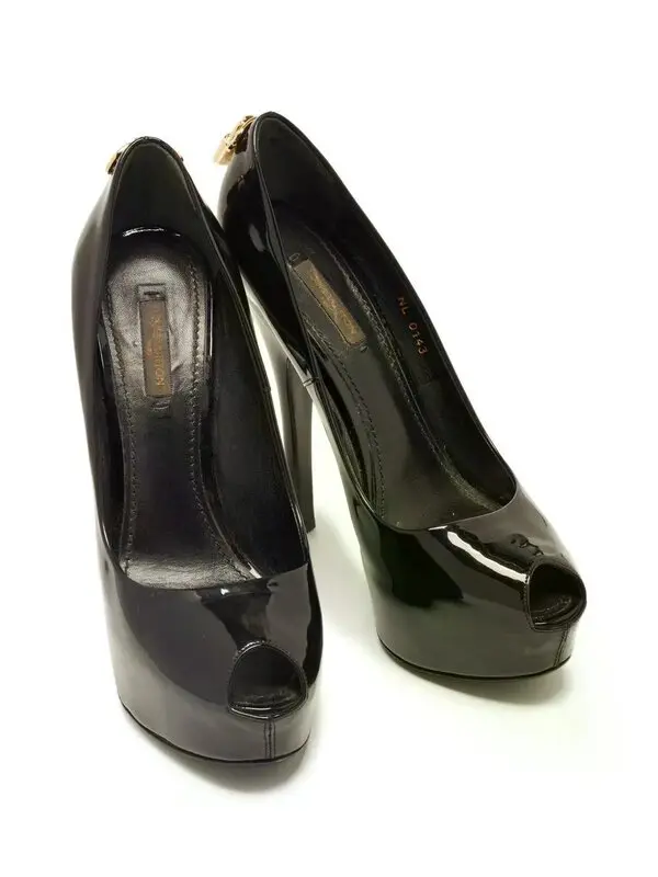 LOUIS VUITTON Oh Really Peep-toe Pumps