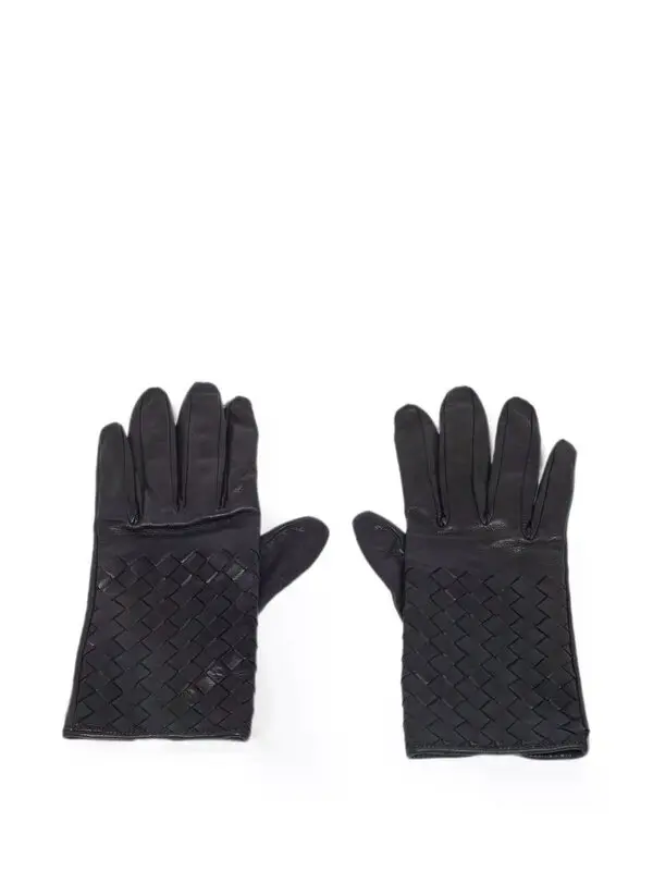 Bottega Veneta Intrecciato Leather Gloves