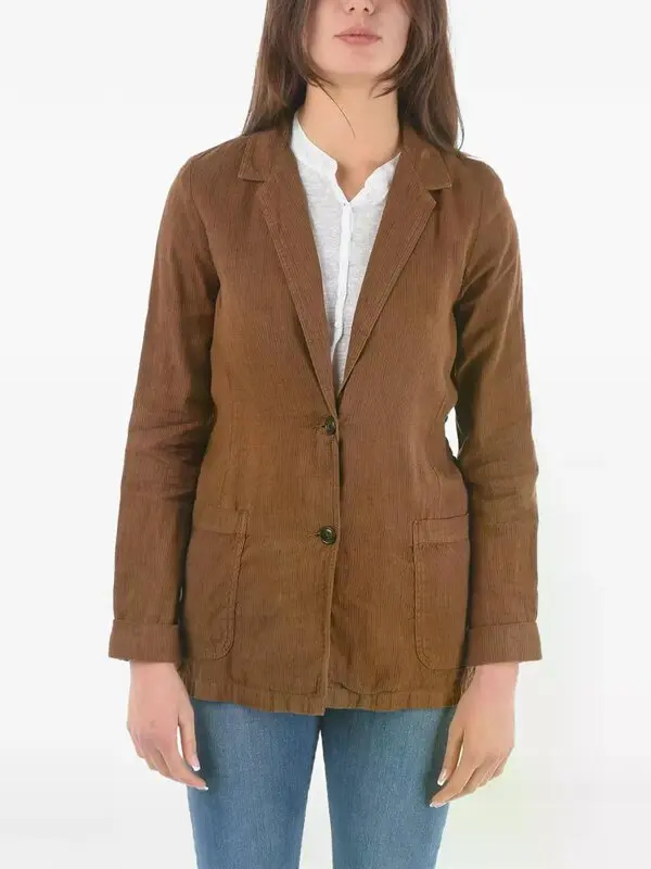 Woolrich Pinstriped Single-breasted Blazer