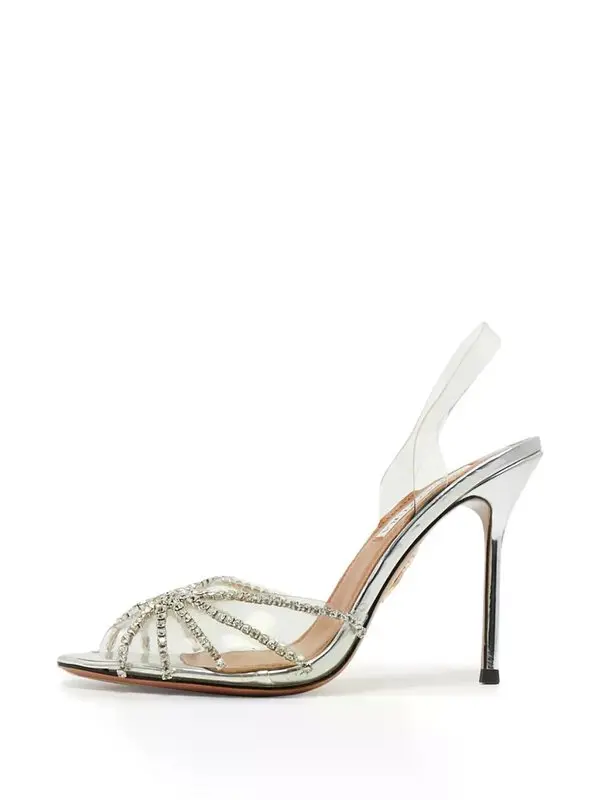 AQUAZZURA Sunshine Crystal-embellished Sandals