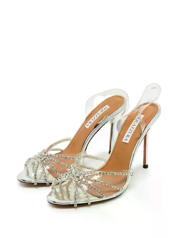 AQUAZZURA Sunshine Crystal-embellished Sandals