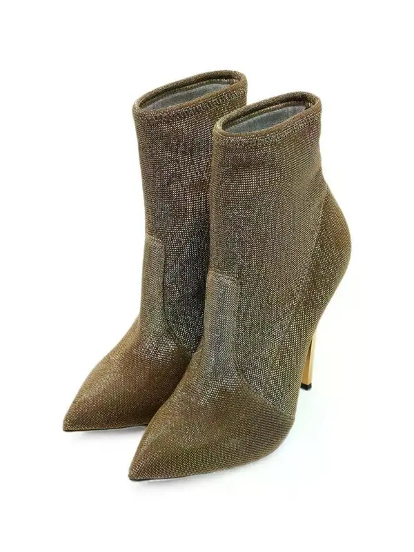 Casadei Stretch-fabric Ankle Boots
