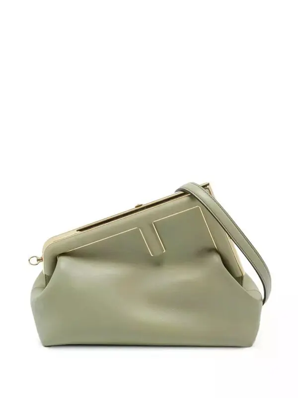 Fendi 2023 First Midi Shoulder Bag - Green