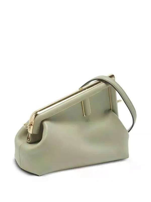 Fendi 2023 First Midi Shoulder Bag - Green