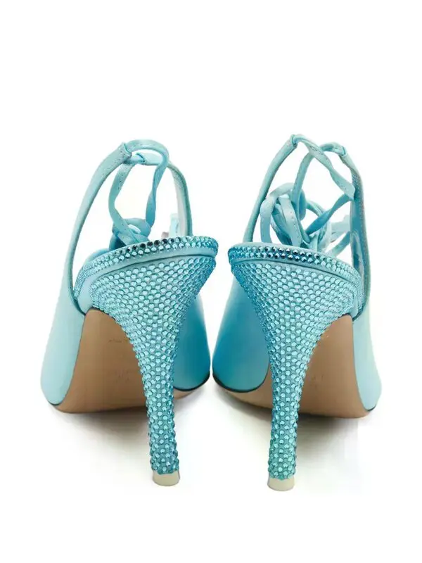 Attico Venus Crystal-embellished Pumps