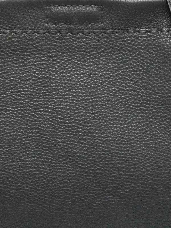 Fendi 2014 Large Peekaboo Leather Tote Bag - Grey