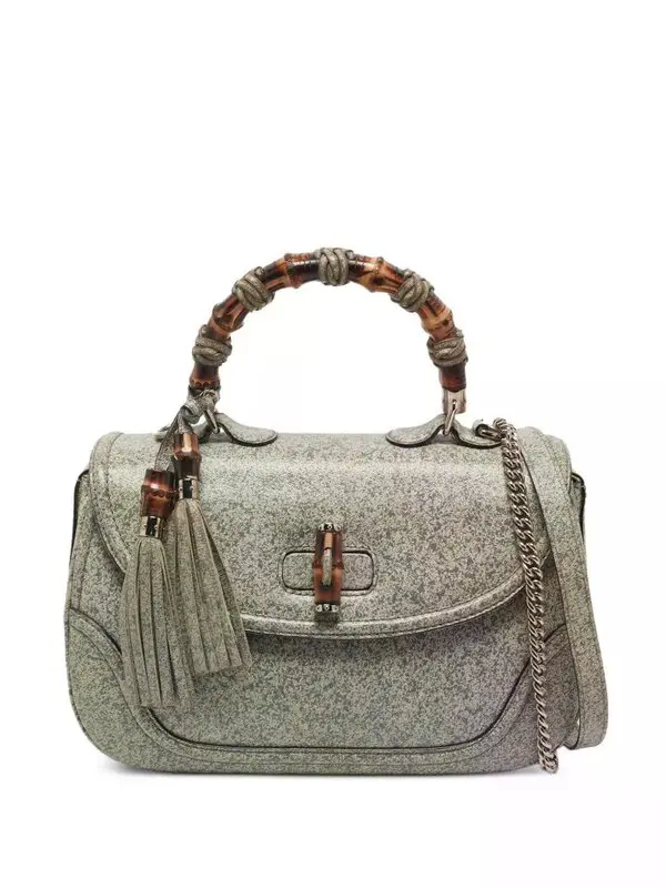 Gucci Bamboo Tassel Tote Bag