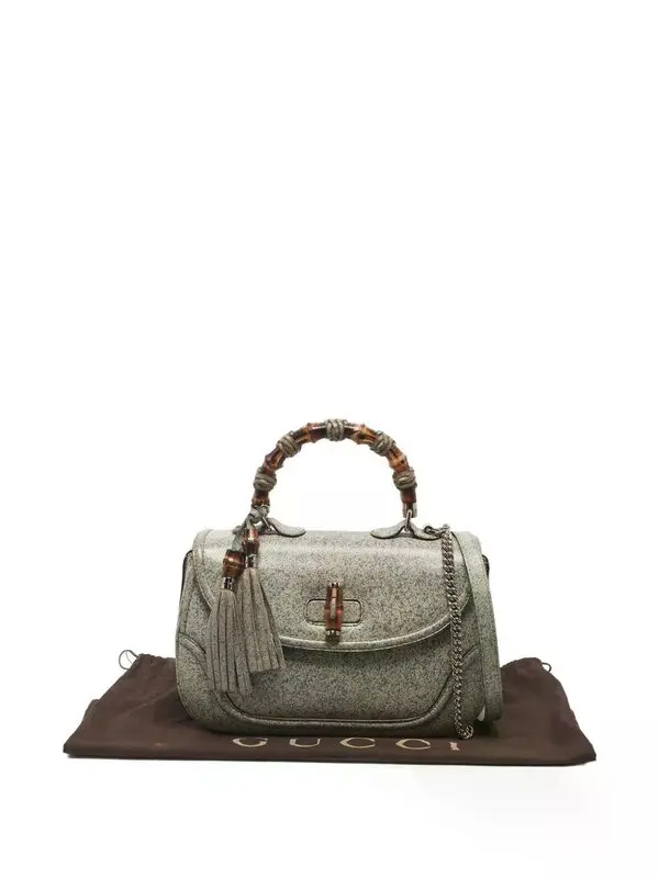 Gucci Bamboo Tassel Tote Bag