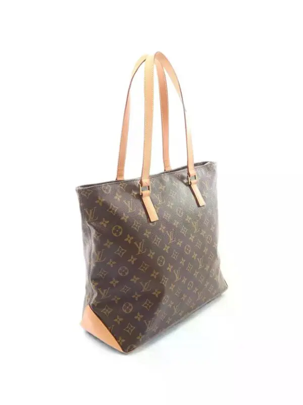 LOUIS VUITTON 2001 Cabas Mezzo Monogram Tote Bag