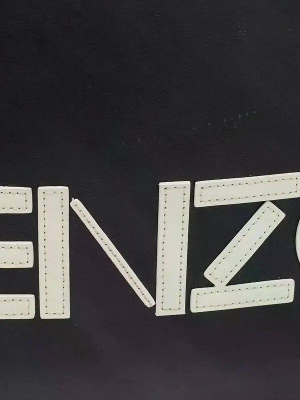 Kenzo Logo-print Leather Pouch