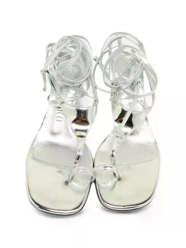 Attico Strappy Thong Sandals