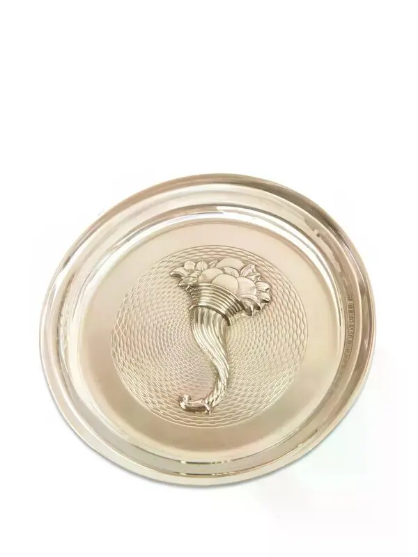 Hermès 1950s Cornucopia Organizer Plate - Silver