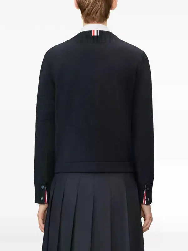 Thom Browne 4-bar Trompe L'oeil Cardigan