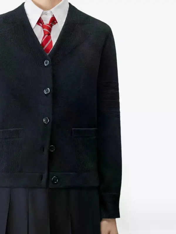 Thom Browne 4-bar Trompe L'oeil Cardigan