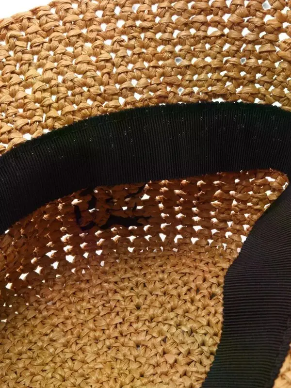 Burberry Tb Raffia-effect Bucket Hat