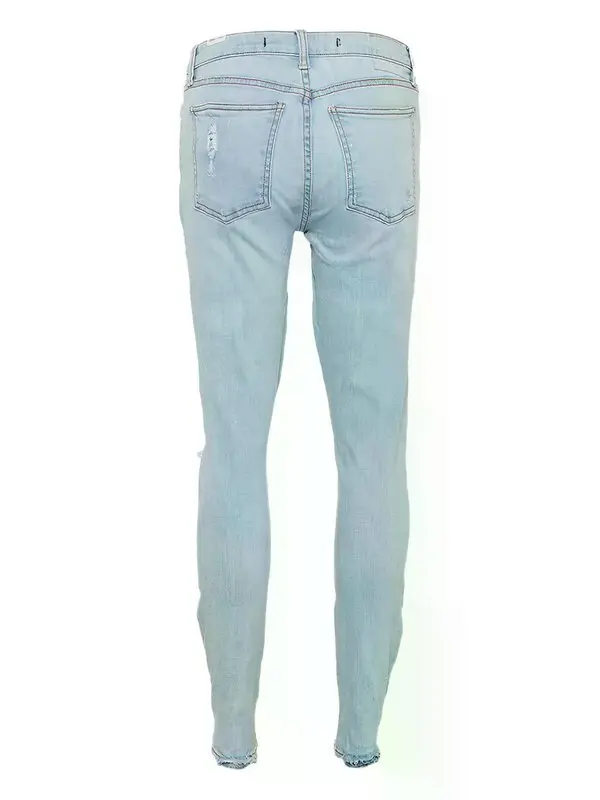 LOVERS AND FRIENDS Distressed Straight-leg Trousers