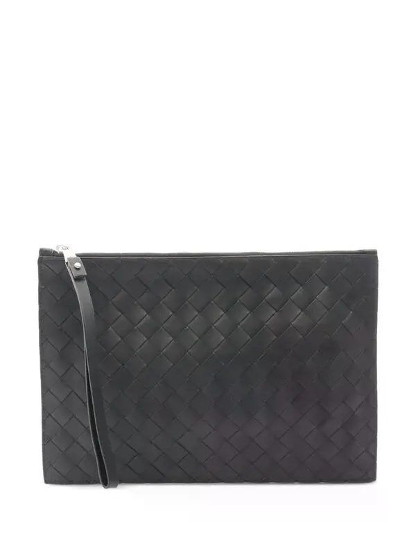 Bottega Veneta 2020s Intrecciato Wristlet Clutch Bag