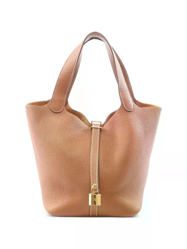 Hermès 2023 Mm Picotin Lock Tote Bag - Brown