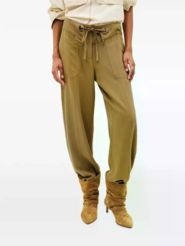 Ba&sh Pavana Drawstring Waistband Trousers
