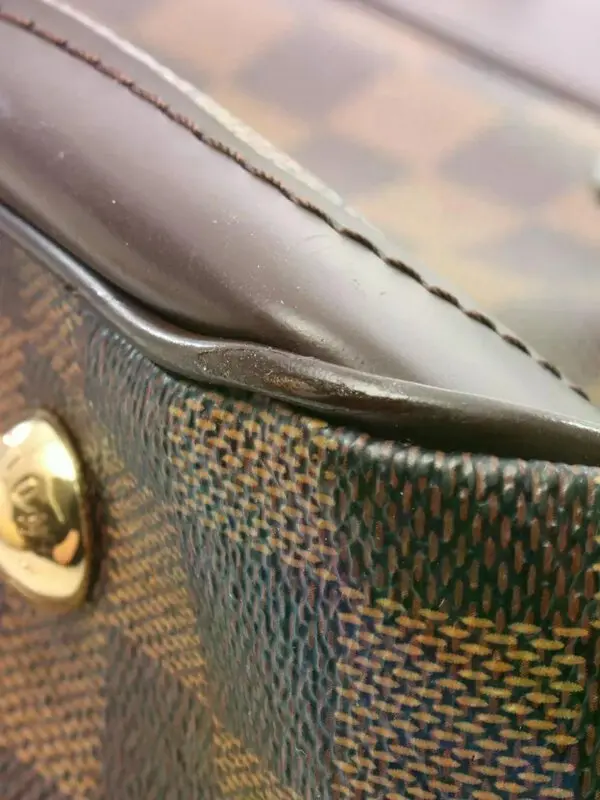 LOUIS VUITTON 2010 Mm Verona Damier Ebene Tote Bag