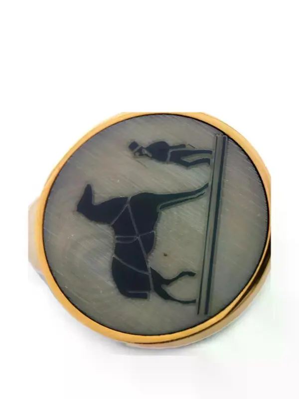 Hermès 2010s Corozo Clip-on Earrings