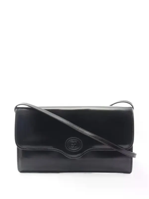 Gucci 2000s Interlocking G Leather Shoulder Bag