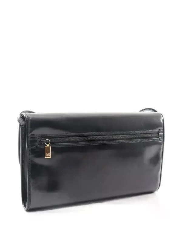 Gucci 2000s Interlocking G Leather Shoulder Bag
