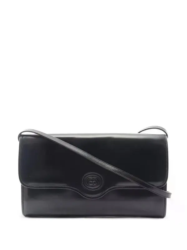 Gucci 2000s Interlocking G Leather Shoulder Bag
