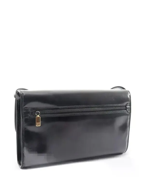 Gucci 2000s Interlocking G Leather Shoulder Bag