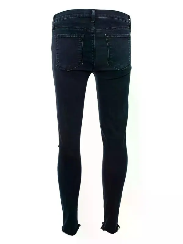 J Brand Button-zip Distressed Jeans