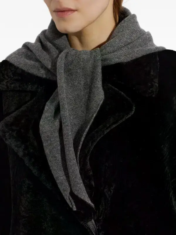 LISA YANG Florianne Mélange-effect Scarf - Grey