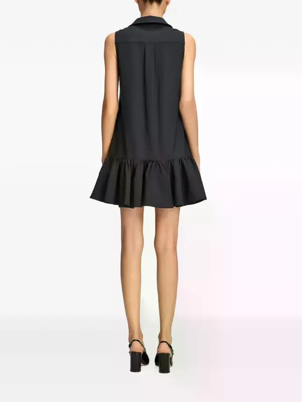 Cinq À Sept Rayne Ruffled Sleeveless Mini Dress