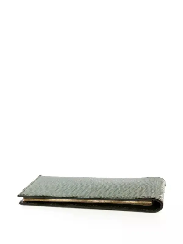 Hermès 2000s Lizard-effect Leather Note Case